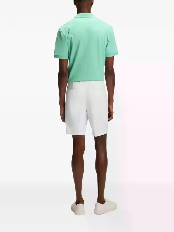 BOSS Stretch-cotton Modern-fit Shorts - White