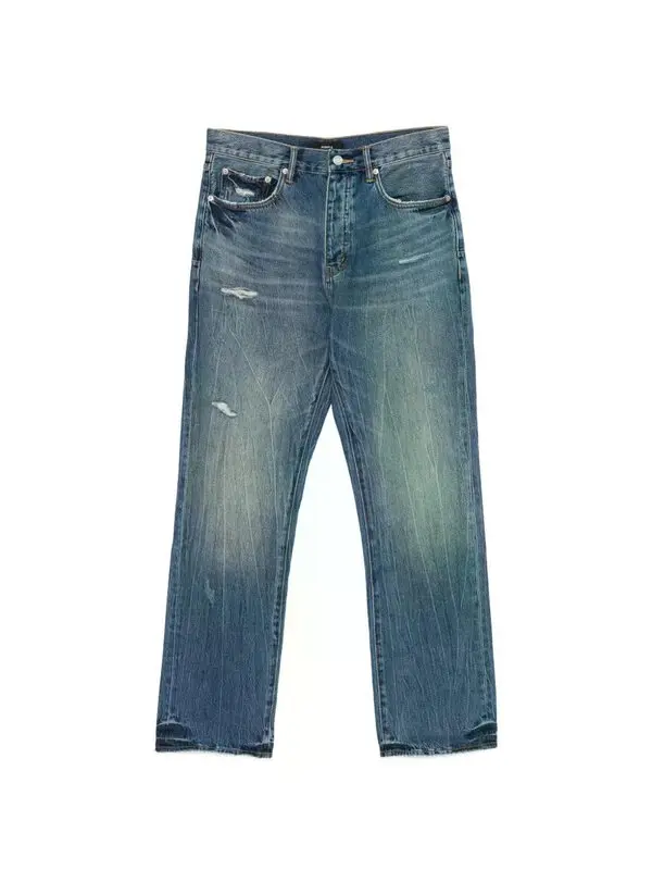 PURPLE BRAND Distressed Bootcut Jeans