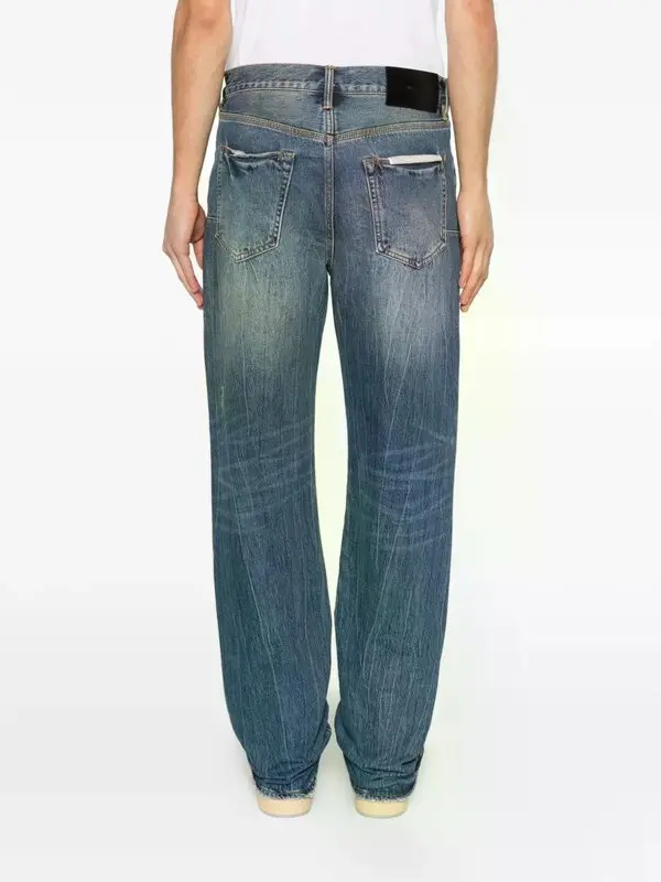 PURPLE BRAND Distressed Bootcut Jeans