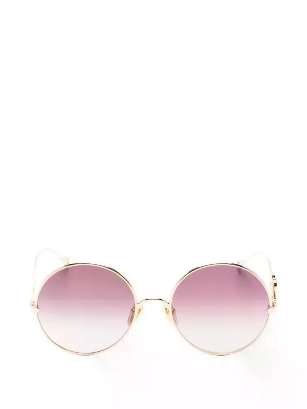 Chloé Round-shape Sunglasses - Gold