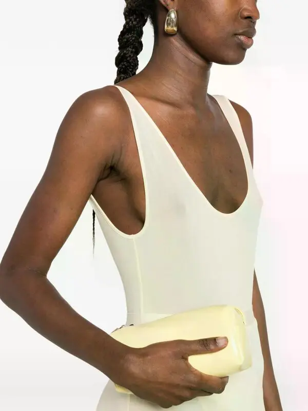 Wardrobe.NYC Sheer Tank Bodysuit - Neutrals