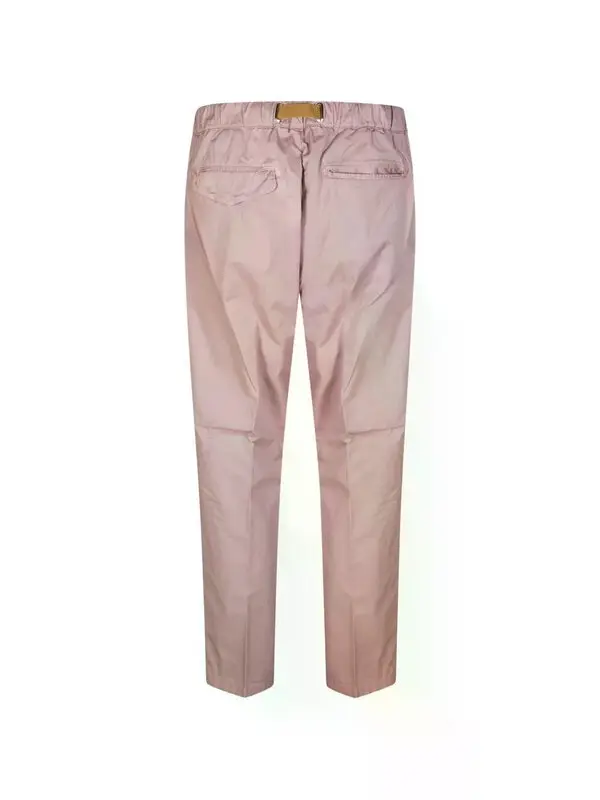 WHITE SAND Elasticated-waist Trousers