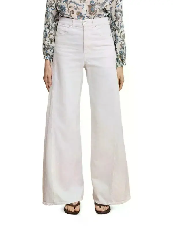 Veronica Beard Vicki Belt Loops Flared Trousers