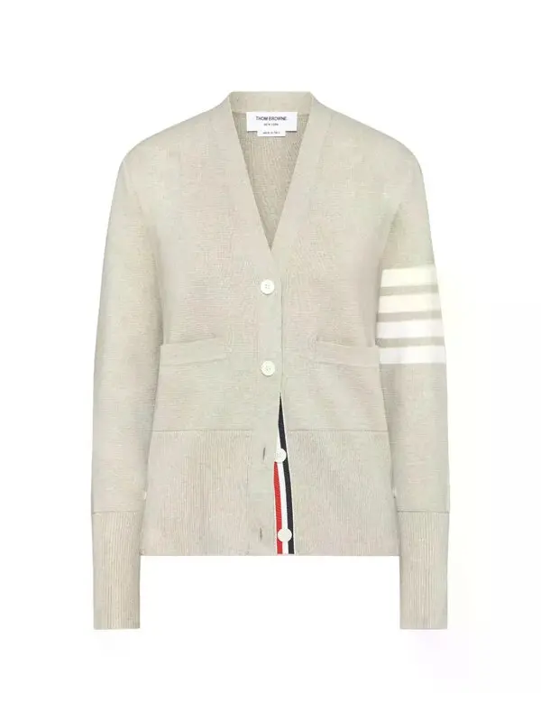 Thom Browne V-neck Cardigan - Neutrals