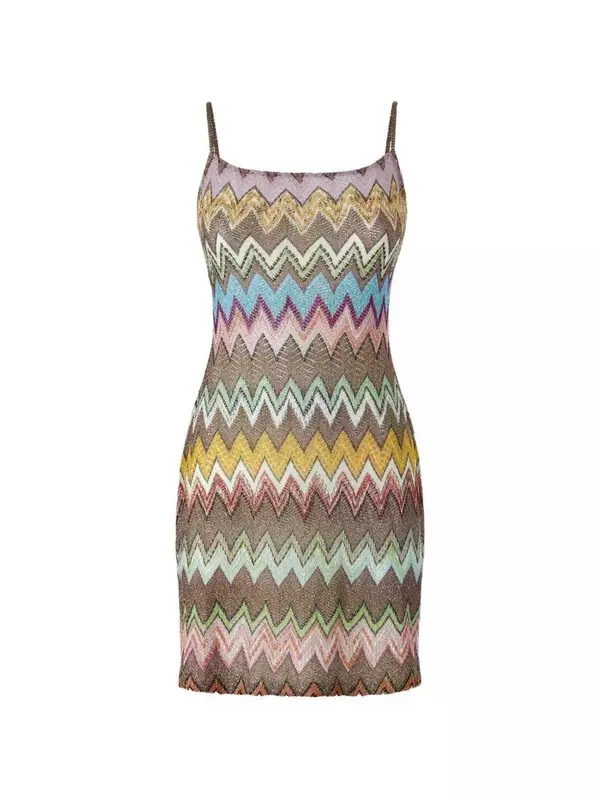 Missoni Zigzag-pattern Mini Dress