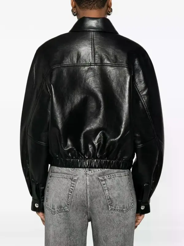 AGOLDE Dixon Cocoon Zip Bomber Jacket