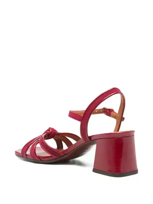 Chie Mihara Leilah Knotted Strap Sandals - Red
