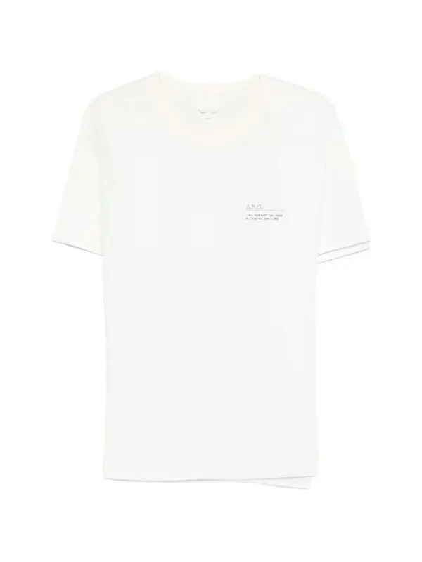 A.p.c. Text Print T-shirt