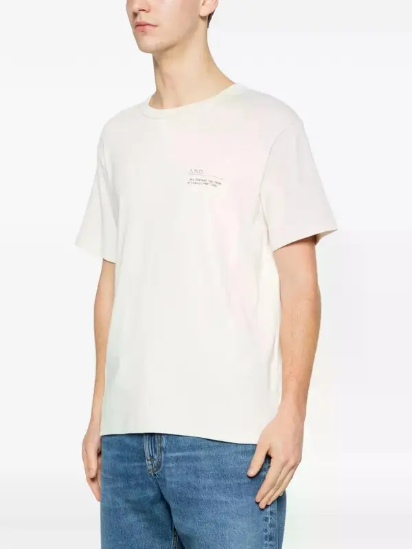 A.p.c. Text Print T-shirt