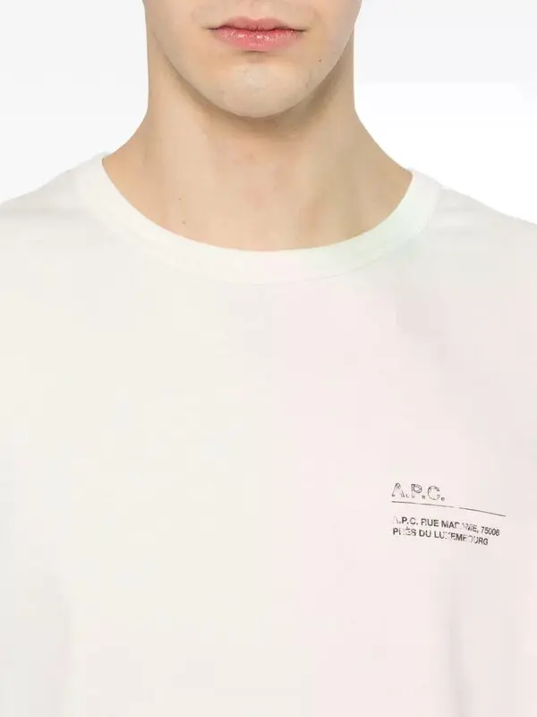 A.p.c. Text Print T-shirt