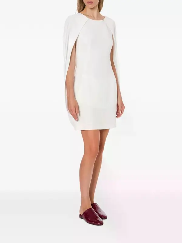 Alberta Ferretti Cape Mini Dress