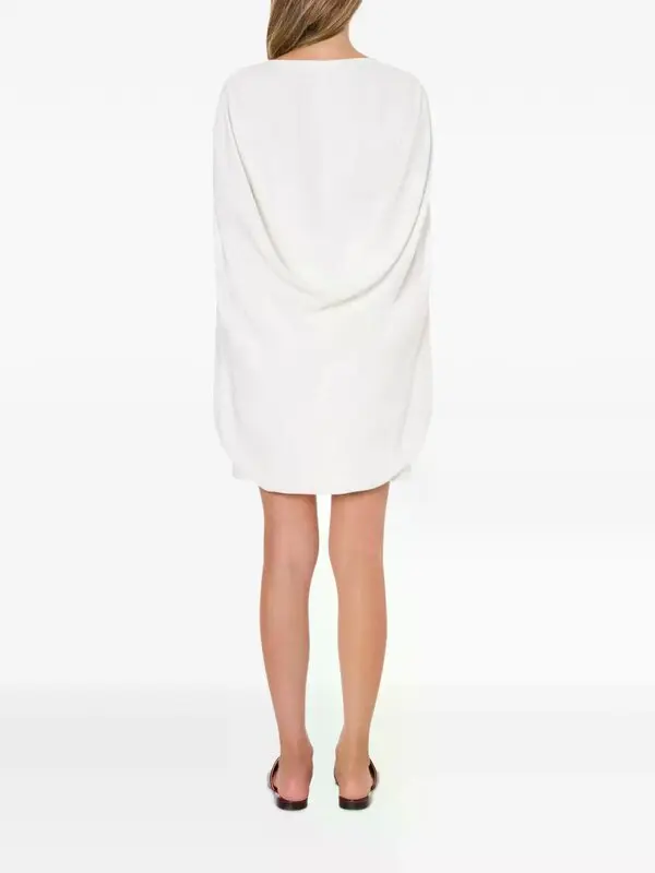 Alberta Ferretti Cape Mini Dress