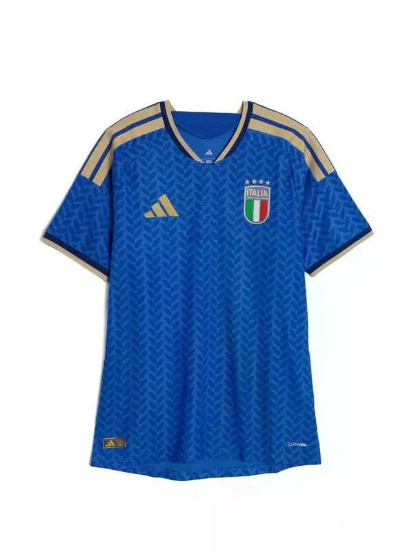 Adidas Figc V-neck Graphic T-shirt