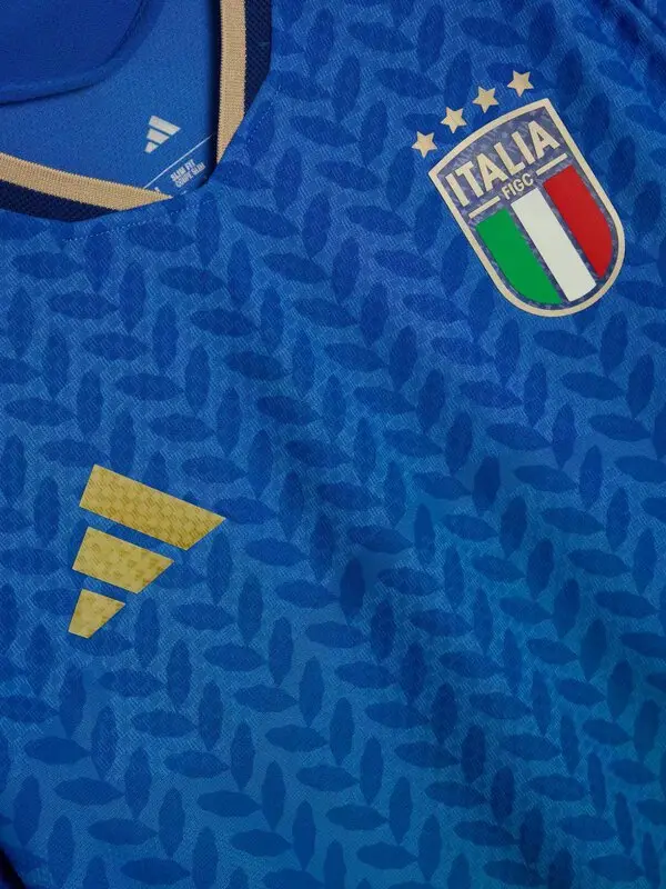 Adidas Figc V-neck Graphic T-shirt