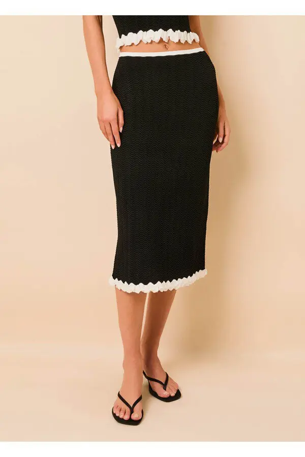 Solid & Striped Diana Midi Skirt