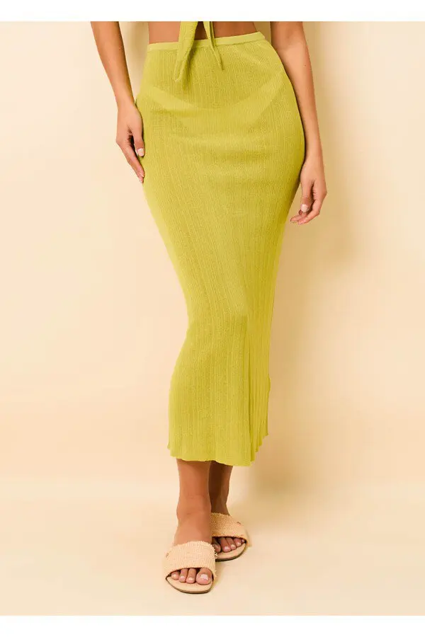 Solid & Striped Rianne Knit Cover-up Skirt
