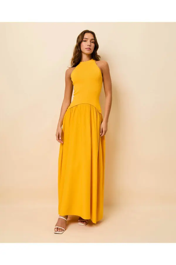 Solid & Striped Isola Knit Maxi Dress
