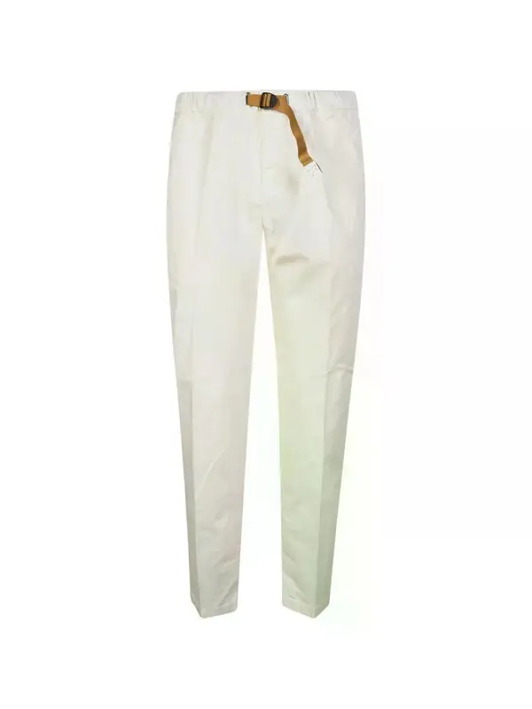 WHITE SAND Elasticated Belt Trousers