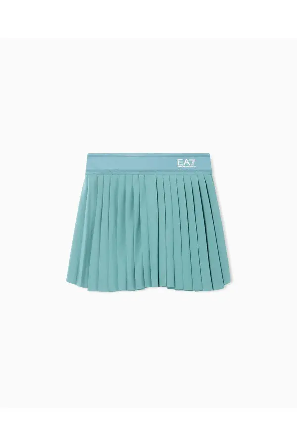 EA7 Tennis Pro Mini Skirt In Ventus7 Technical Fabric - Green