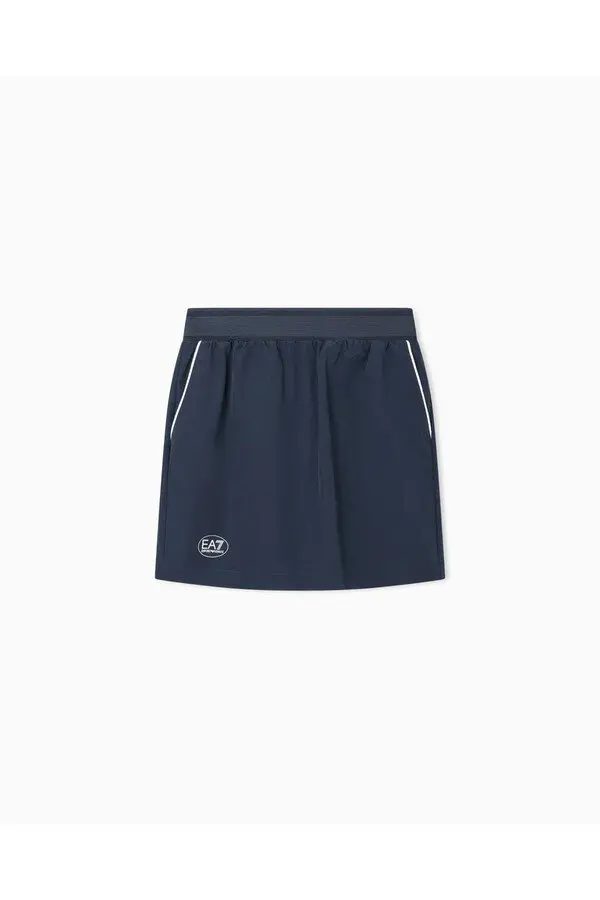 EA7 Golf Pro Skirt In Ventus7 Technical Fabric - Blue / Navy