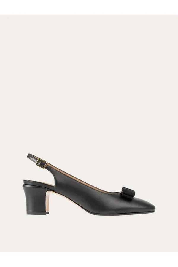 FERRAGAMO Vara Bow Slingback Pump - Black