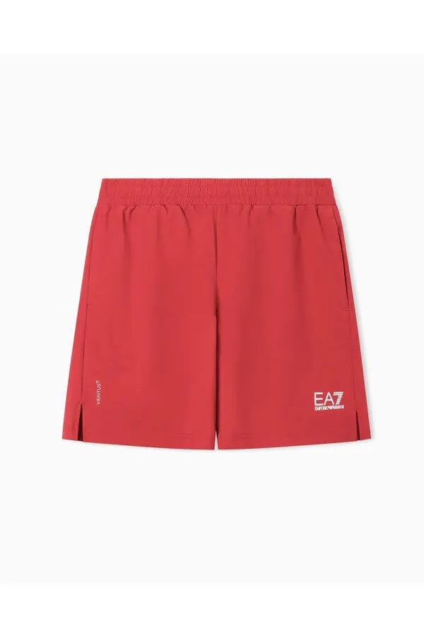EA7 Tennis Pro Shorts In Ventus7 Technical Fabric - Red