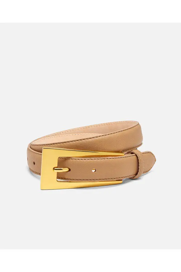 AUREUM No. 10 Leather Belt - Gold