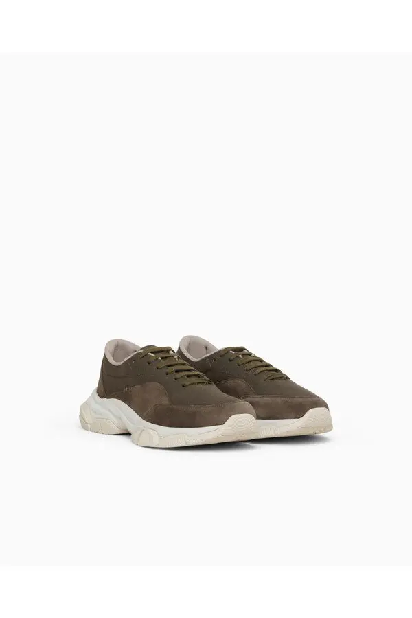 Giorgio Armani Suede Sneakers