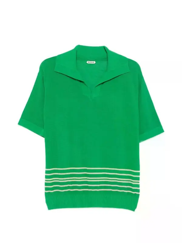 BODE Striped Boxy Polo