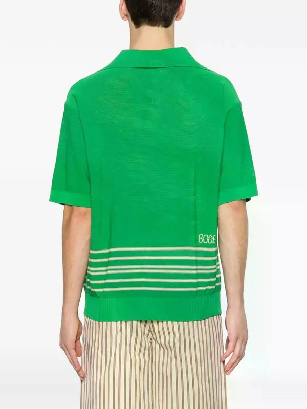 BODE Striped Boxy Polo