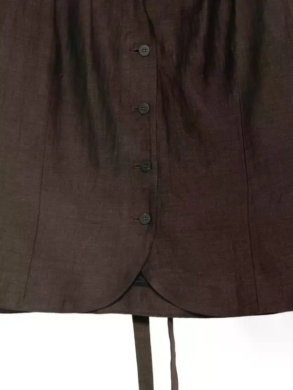 TELA Button Tie Waistcoat