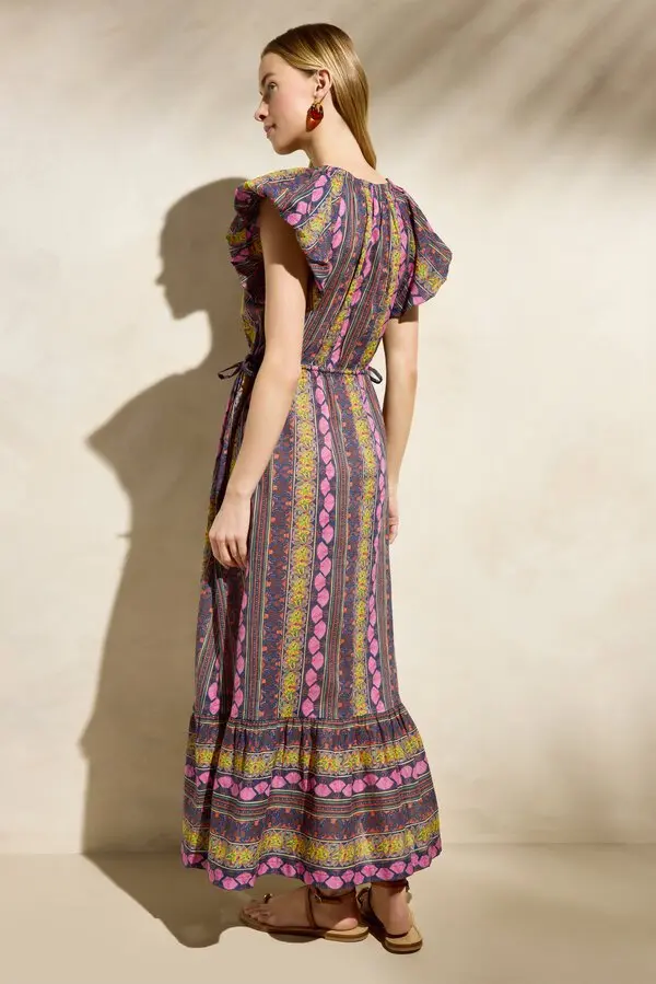 MARIE OLIVER Freya Print Maxi Dress
