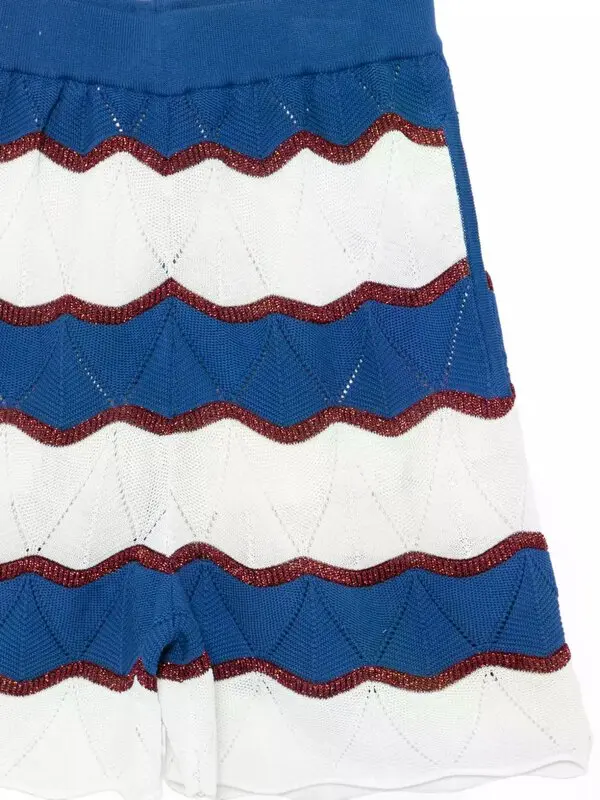 La DoubleJ Striped Knit Shorts