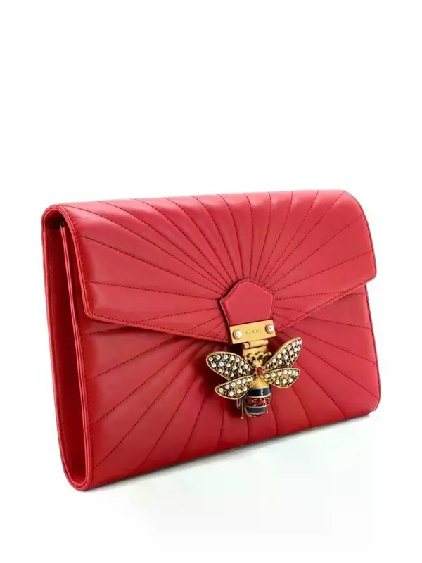 Gucci Queen Margaret Leather Clutch