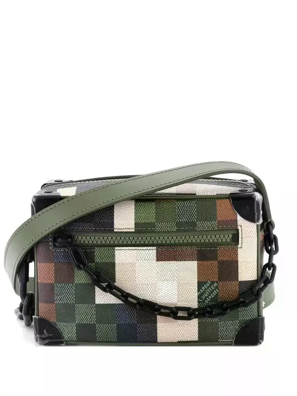 LOUIS VUITTON Soft Trunk Bag Damoflage Canvas Mini Crossbody - Green