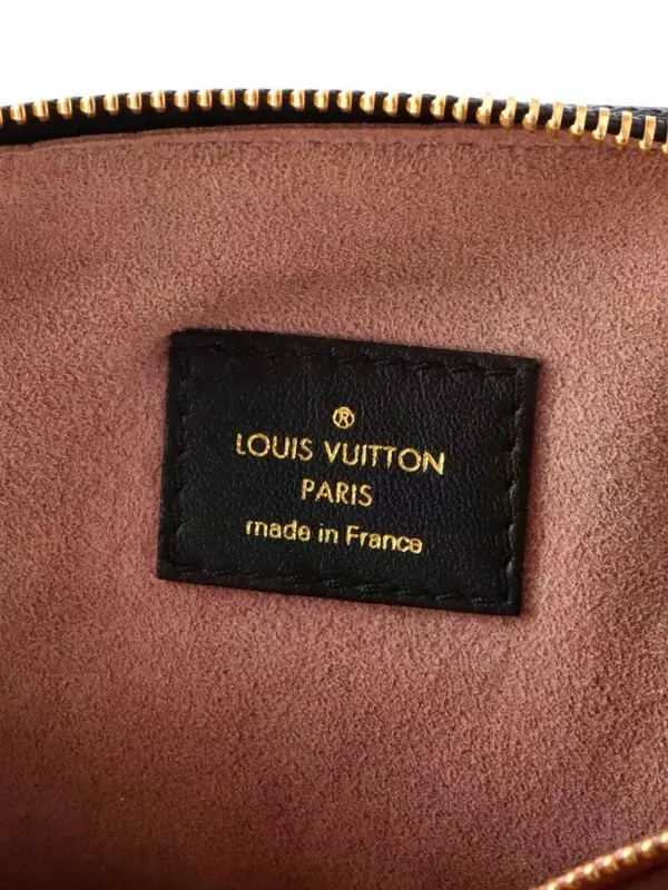 LOUIS VUITTON Coussin Pm Crossbody Bag Monogram Embossed Lambskin - Black