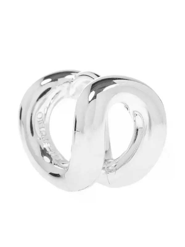 Lié Studio Asta Hoop Earrings - Silver