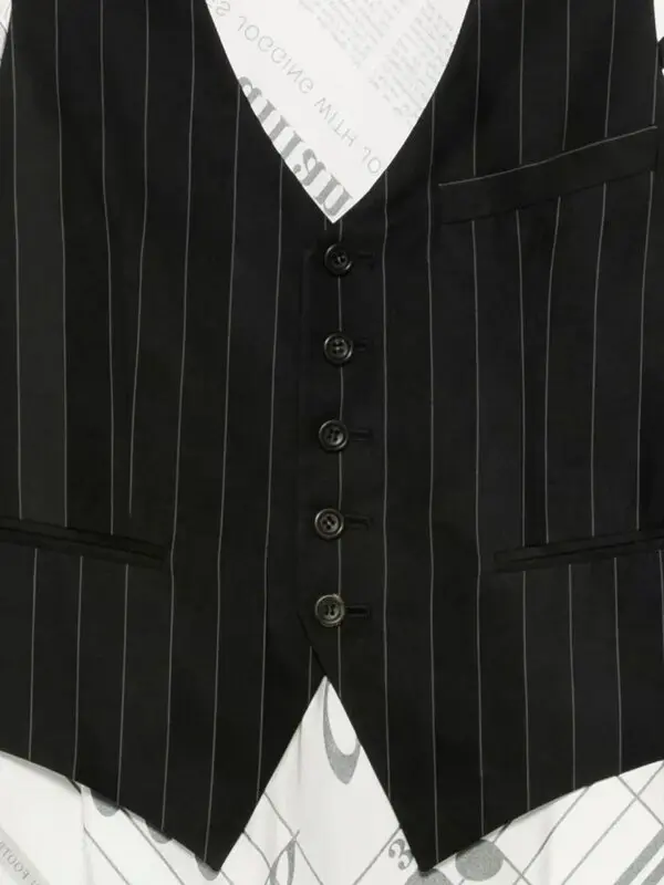John Galliano Pinstripe Vest