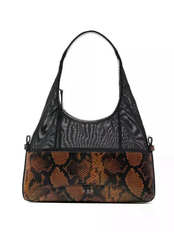 IRO PARIS Snakeskin-effect Mesh Tote Bag