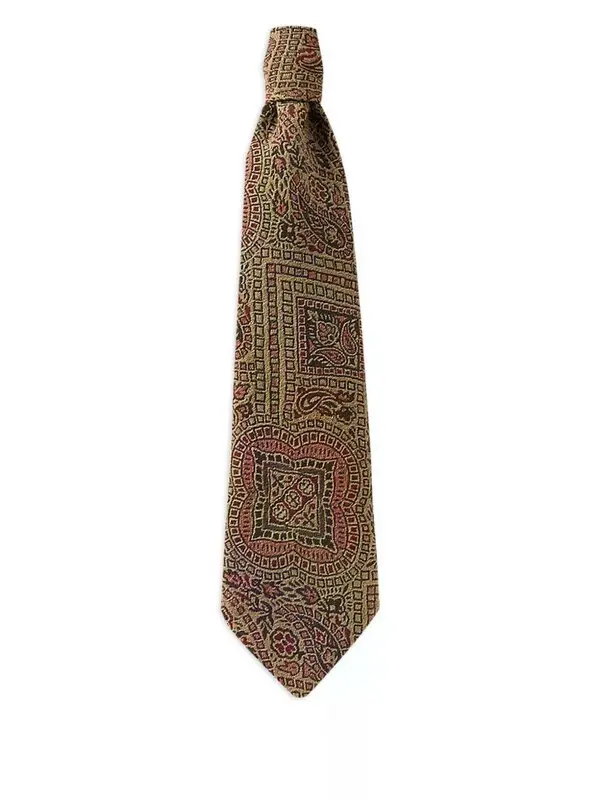 Ralph Lauren Patterned Neck Tie - Brown