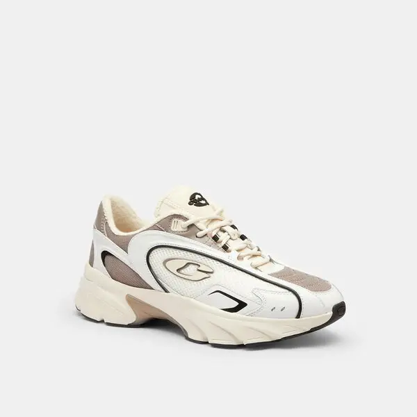 COACH Bolt Runner Sneaker - Light Grey Multi