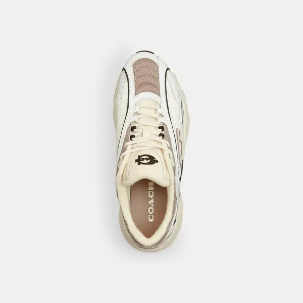 COACH Bolt Runner Sneaker - Light Grey Multi