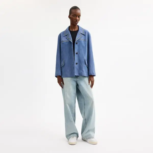 COACH Studded Suede Jacket