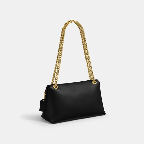COACH Chelsea Shoulder Bag 30 With Chain - Brass/black