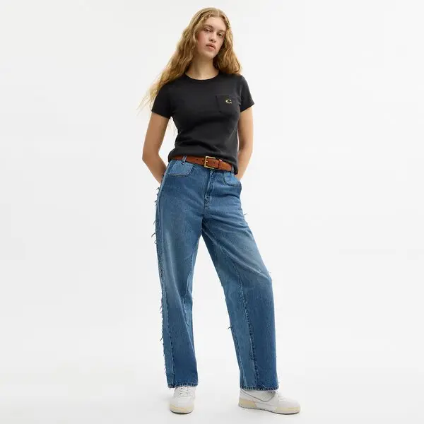 COACH Repurposed Straight Leg Jeans