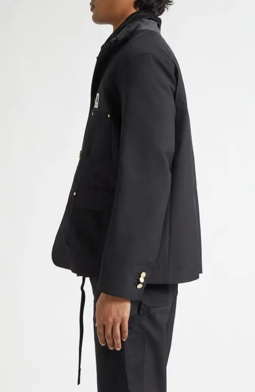 Sacai X Carhartt Wip Suiting & Duck Jacket
