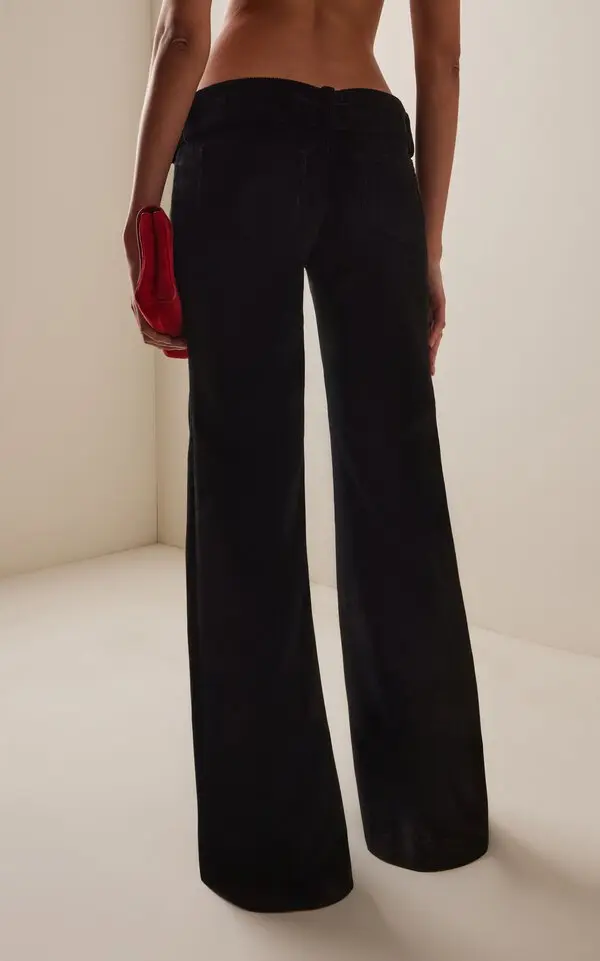 Françoise Clover Flared Cotton Pants
