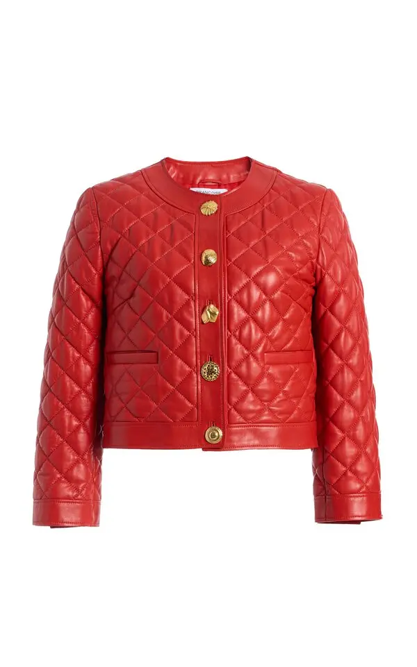 Françoise Gracie Quilted Leather Jacket