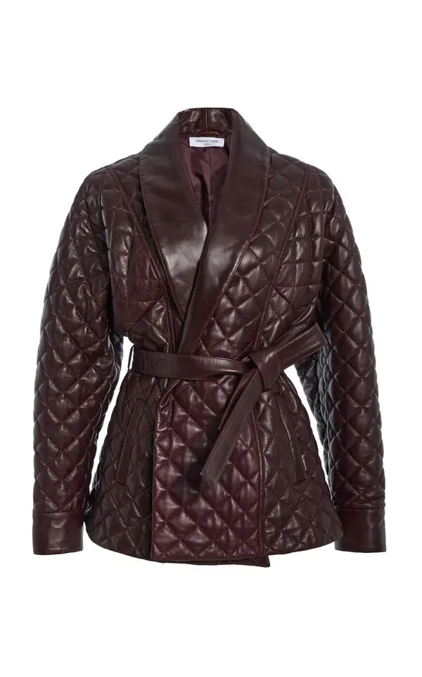 Françoise Quilted Leather Jacket