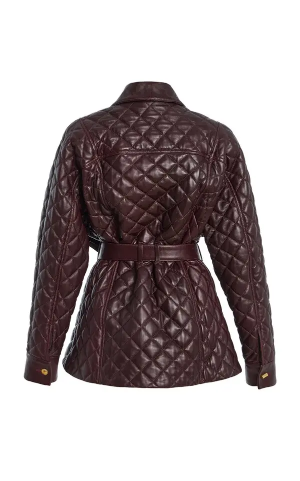 Françoise Quilted Leather Jacket